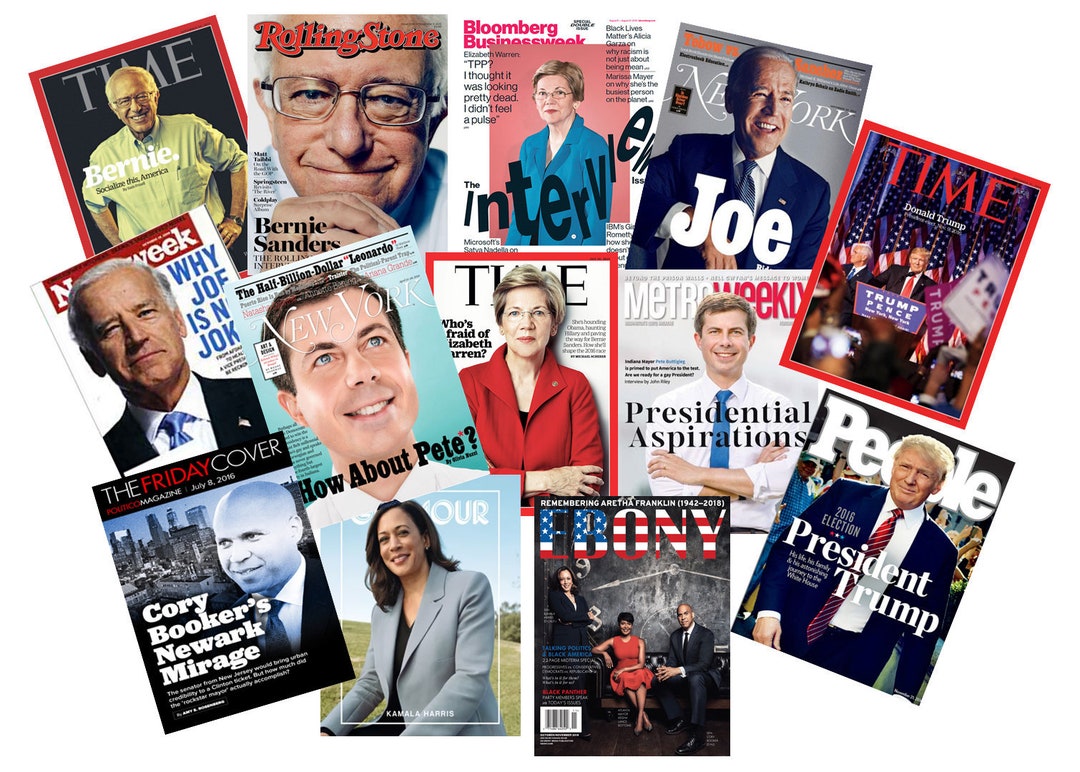 Miniature 2020 ELECTION Magazines - Dollhouse 1/6 1/12 1/24 1/48 ...