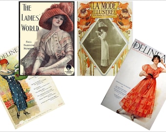 4 Miniature Vintage 1950'S 'FASHION' Magazines | Etsy