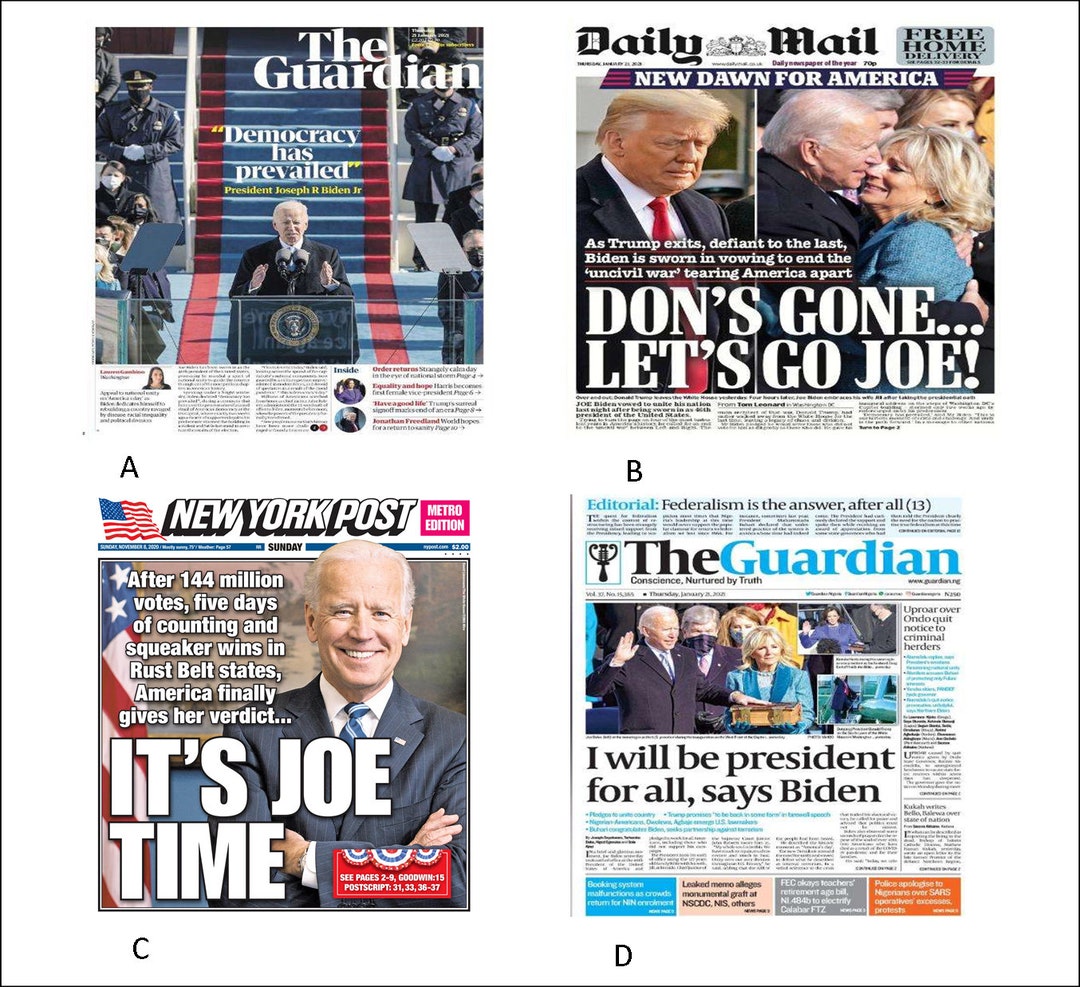 Mini President Biden Newspaper Dollhouse Mini 1/6 1/12 1/24 1/48 ...