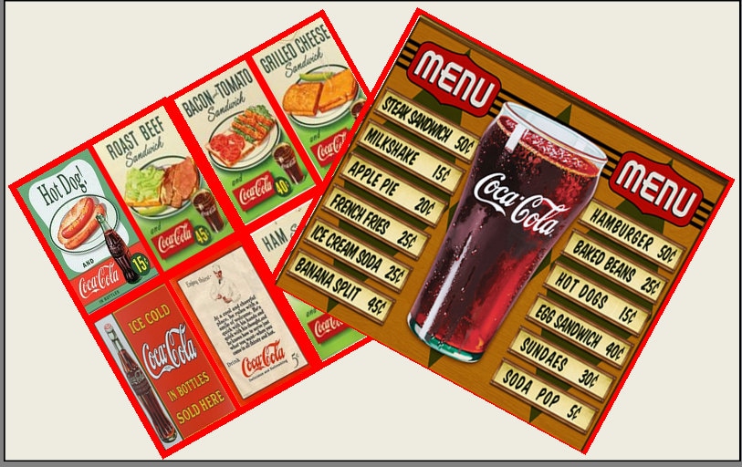 Coke Restuarants Menus