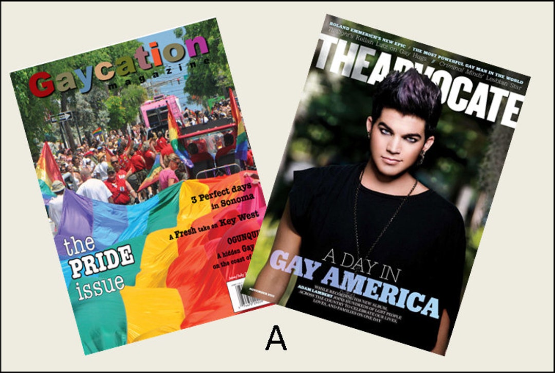 2 Miniature Vintage 'LGBT' Magazines - Dollhouse 1/6 1/12 1/24 1/48 ...