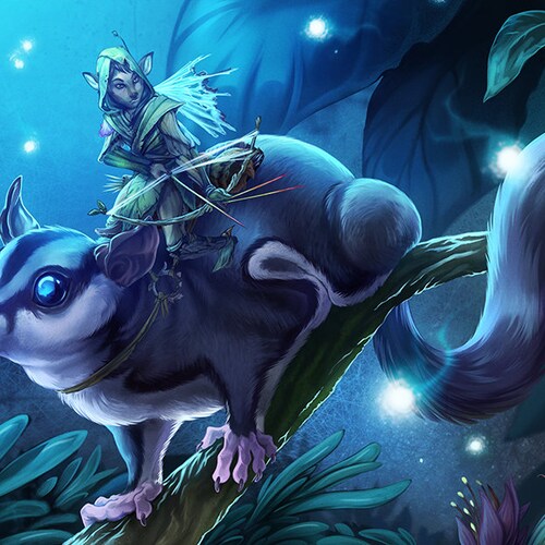 Sugar Glider Writer 8x10 or 11x14 Art Print | Etsy