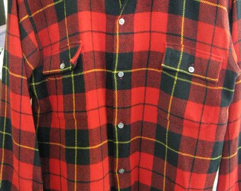 Tartan plaid shirt | Etsy
