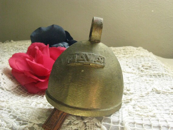 Vintage Brass Bell Made in Java Indonesiaprimative Bell | Etsy