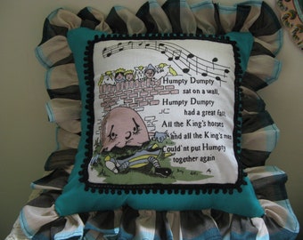 Humpty Dumpty Bedding "over the Moon" Cushion Cover Tote Bag Apron ...