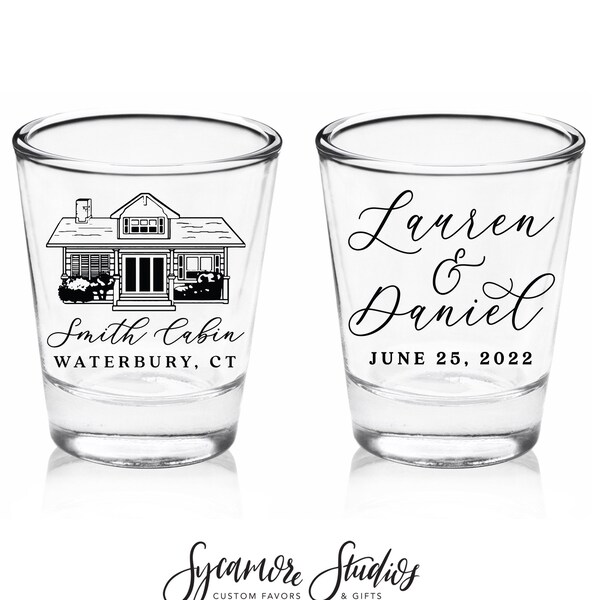 Wedding Shot Glasses - Etsy
