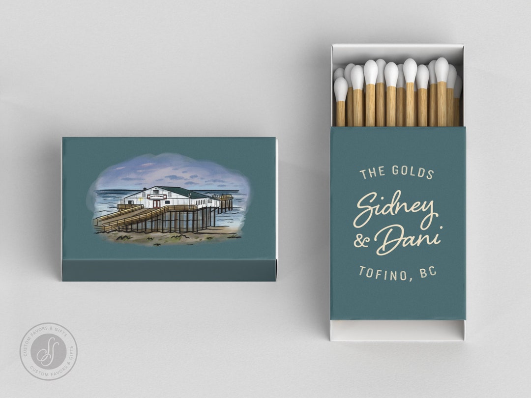 Wedding Matchboxes Full-color #2 - Custom Venue Wedding Matches ...
