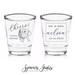 Double-sided Shot Glass #204C - Custom Pet Illustration - Cheers ...