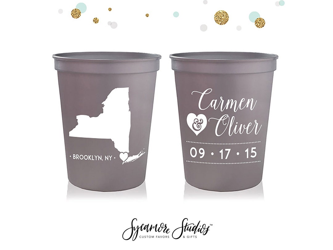 State or Province - Wedding Stadium Cups #1 - Custom - Bridal Wedding ...