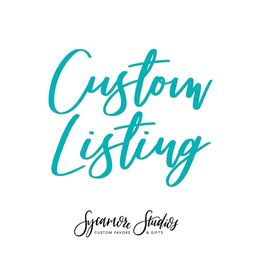 Custom Listing! - Etsy