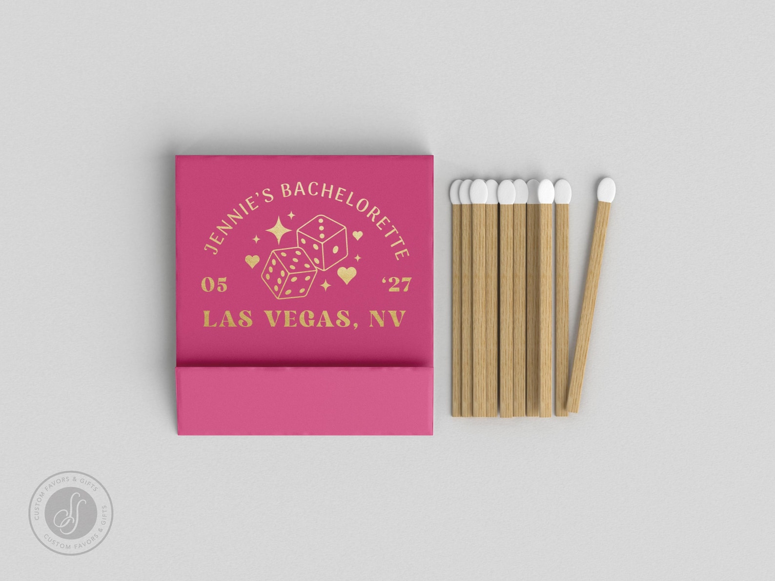 Foiled Bachelorette Matchbooks #45 - Bachelorette Matches, Match Book ...