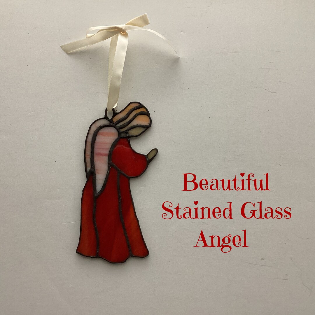 Stained Glass Angel - Free Shipping! - Etsy