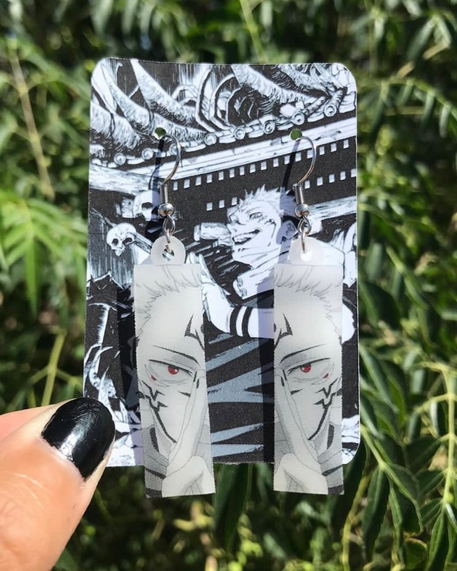 Cursed Shrine Anime Earrings, Subtle Anime Jewelry - READ DESCRIPTION ...