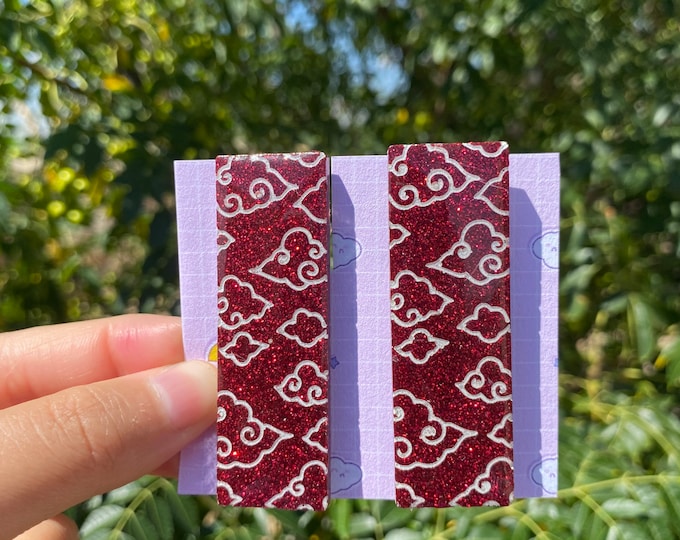 Anime Cloud Barrette, Subtle Anime Hair Clip, Kawaii Anime Hair Clip ...