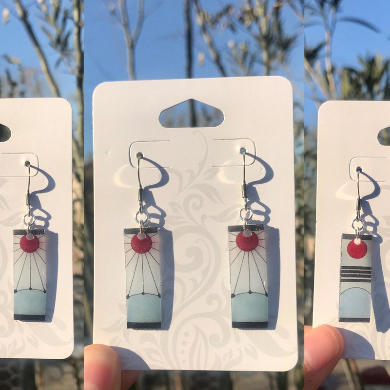 Hanafuda Earrings - Etsy