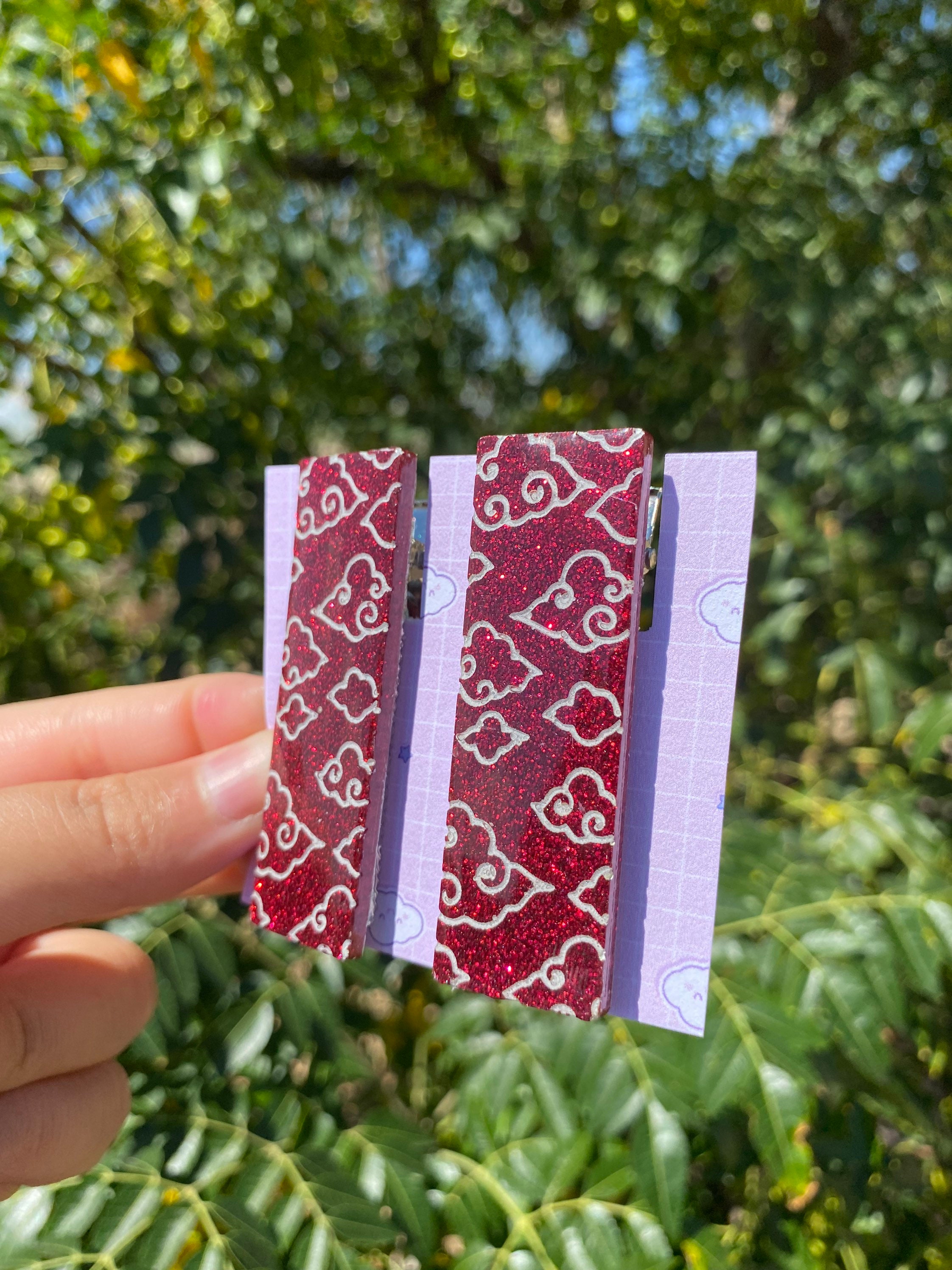 Anime Cloud Barrette Subtle Anime Hair Clip Kawaii Anime - Etsy