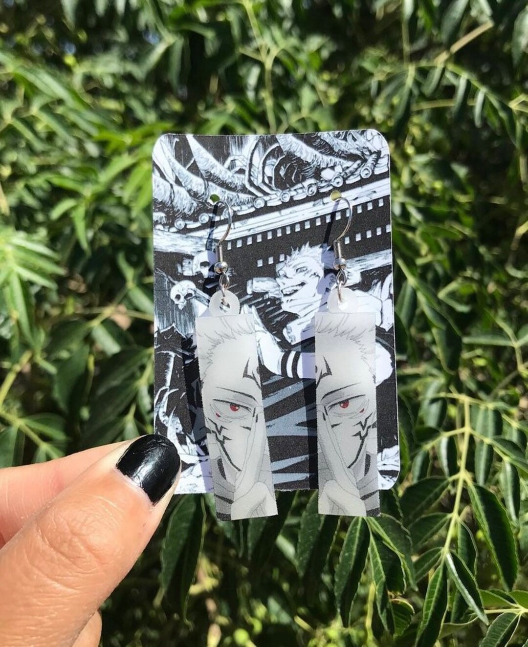 Cursed Shrine Anime Earrings, Subtle Anime Jewelry - READ DESCRIPTION ...