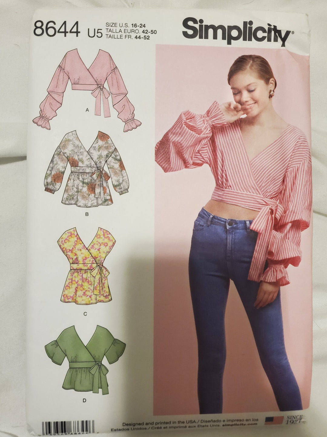 Crop Top Sewing Pattern - Etsy