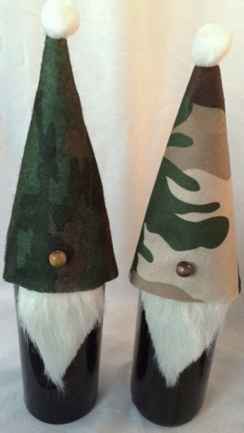 Wine Bottle Toppers Camo Tie Dye Bottle Toppers Santa - Etsy