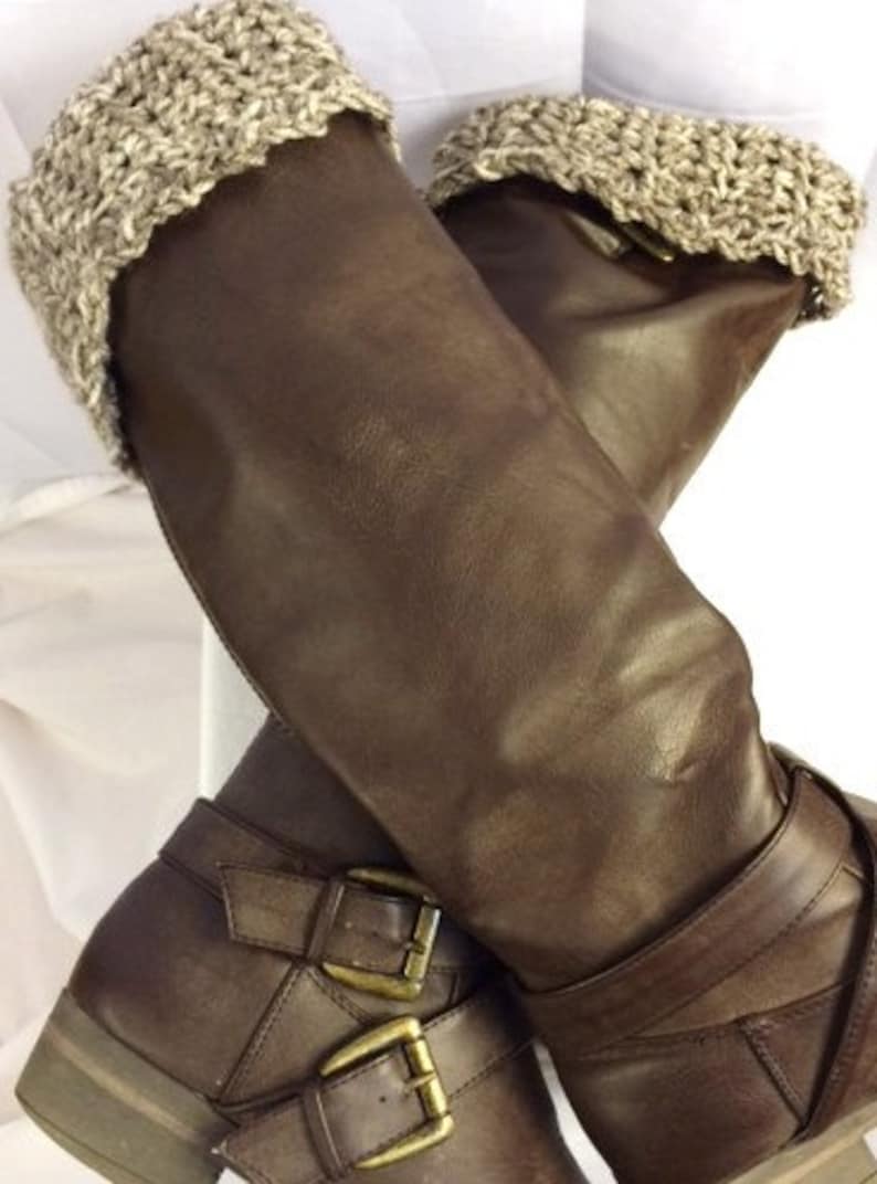 Boot Cuffs Crocheted Leg Warmers Boot Toppers Sock Toppers | Etsy