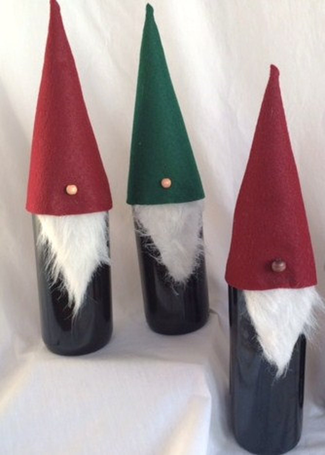 Wine Bottle Toppers, Santa Wine Bottle Toppers, Christmas Bottle ...