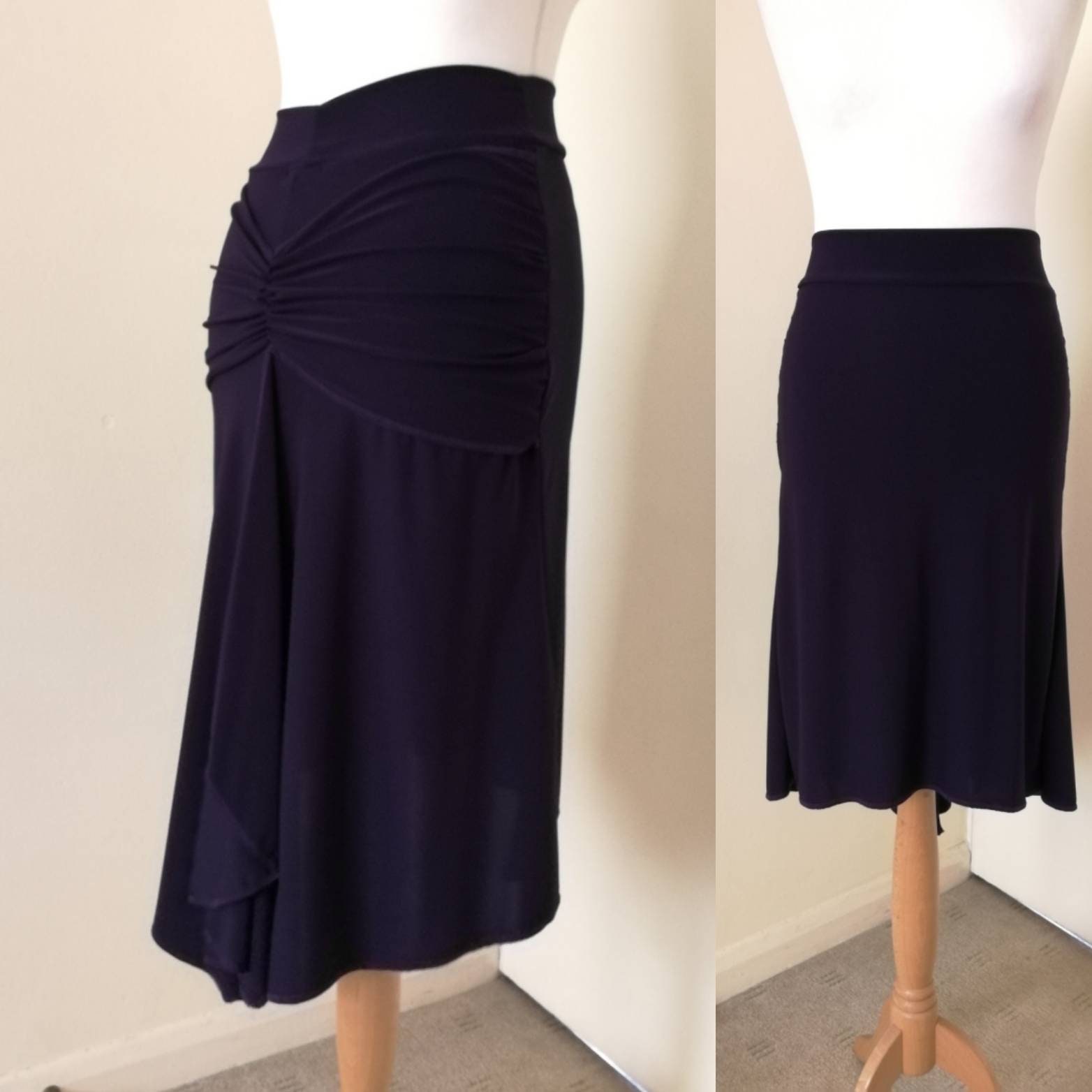 Tango Skirt Tango Clothes Jersey Skirt Dance Skirt CARMEN | Etsy