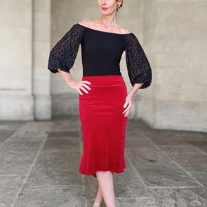 Tango Top, Dance Top, Lace Top, Jersey Top, Sleeve Top, Black Top ...