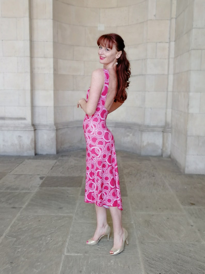 Tango Dress Dance Dress Salsa Dress Summer Dress Halter - Etsy