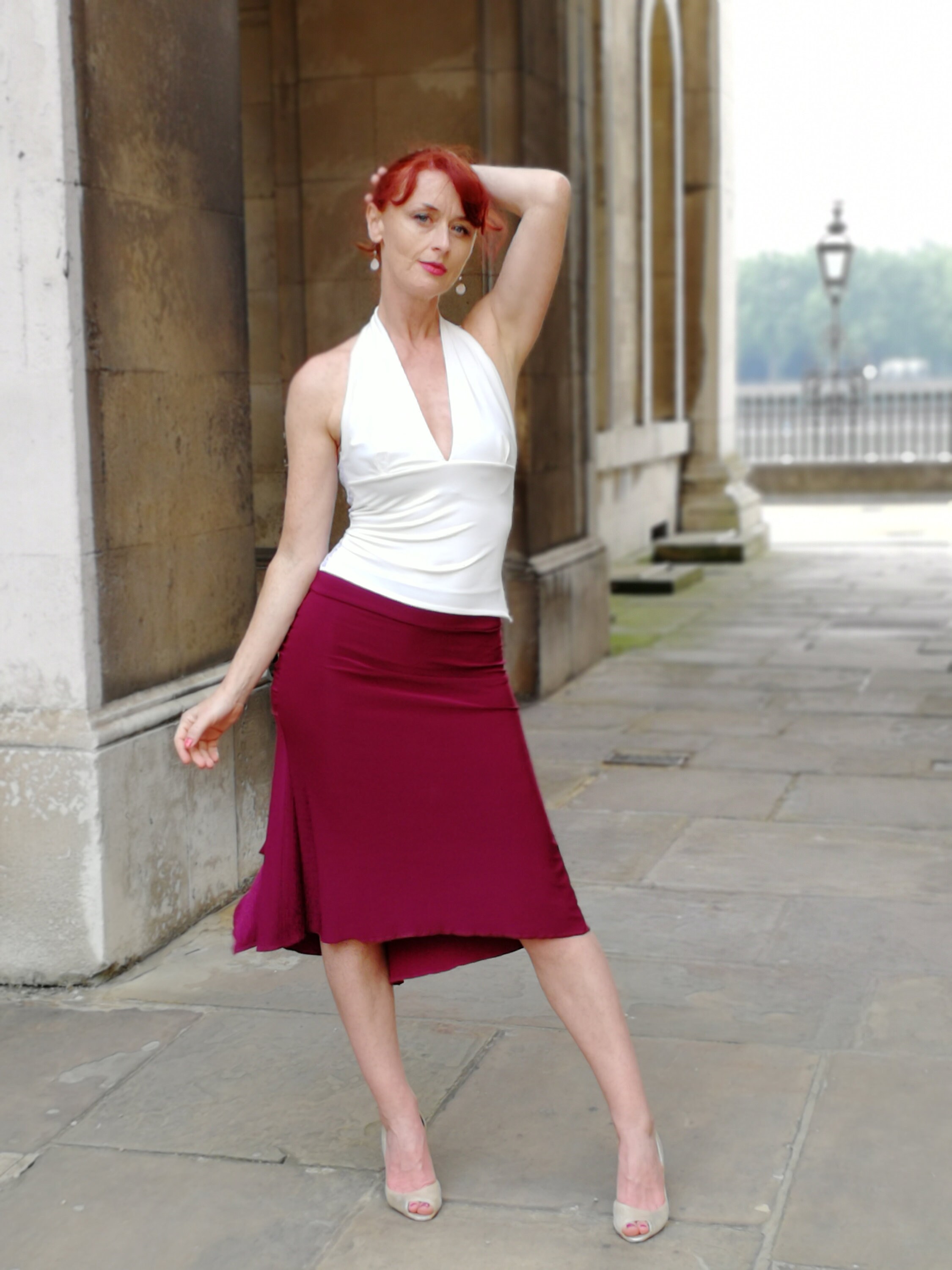 Tango Skirt Tango Clothes Jersey Skirt Dance Skirt CARMEN | Etsy