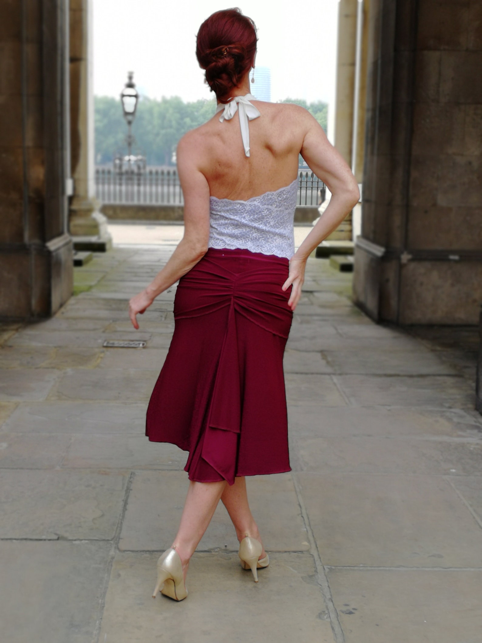 Tango Skirt Tango Clothes Jersey Skirt Dance Skirt CARMEN | Etsy