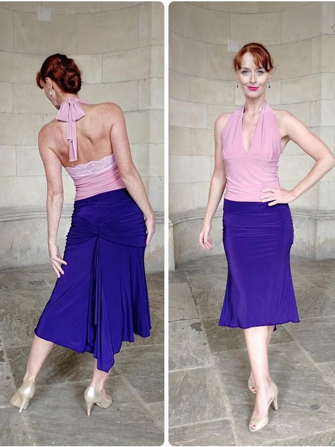 Tango Skirt, Tango Clothes, Jersey Skirt, Dance Skirt - CARMEN - Etsy