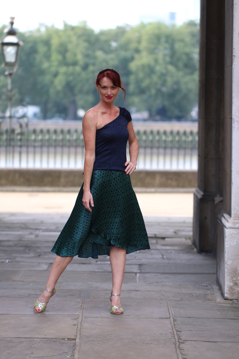 Dance Tango Top 'isadora' One Shoulder Cap - Etsy UK