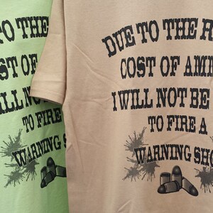 Mens T Shirt, Gun Rights Shirt, Pro Gun Tee Shirt, Guns and Ammo Shirt ...