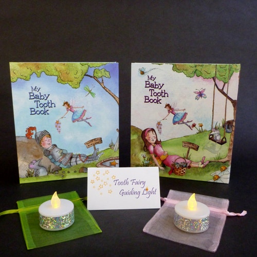 Tooth Fairy's Tale Baby Teeth Keepsake Book for Girls - Etsy