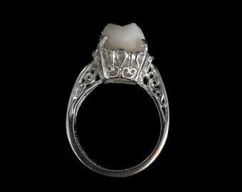 Silver Tooth Ring - Etsy