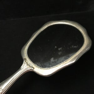 Silver Bat Hand Mirror//antiqued Silver Plated Bat Mirror//gothic ...