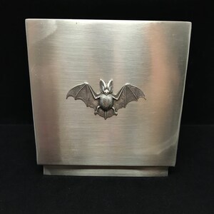 Silver Bat Tissue Box Cover //gothic Tissue Box//gothic Tissue Box ...