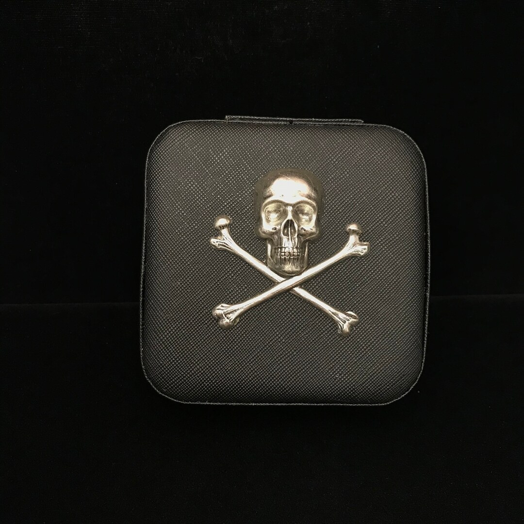 Skull Jewelry Box//skull Travel Jewelry Box//skull Jewelry Organizer ...