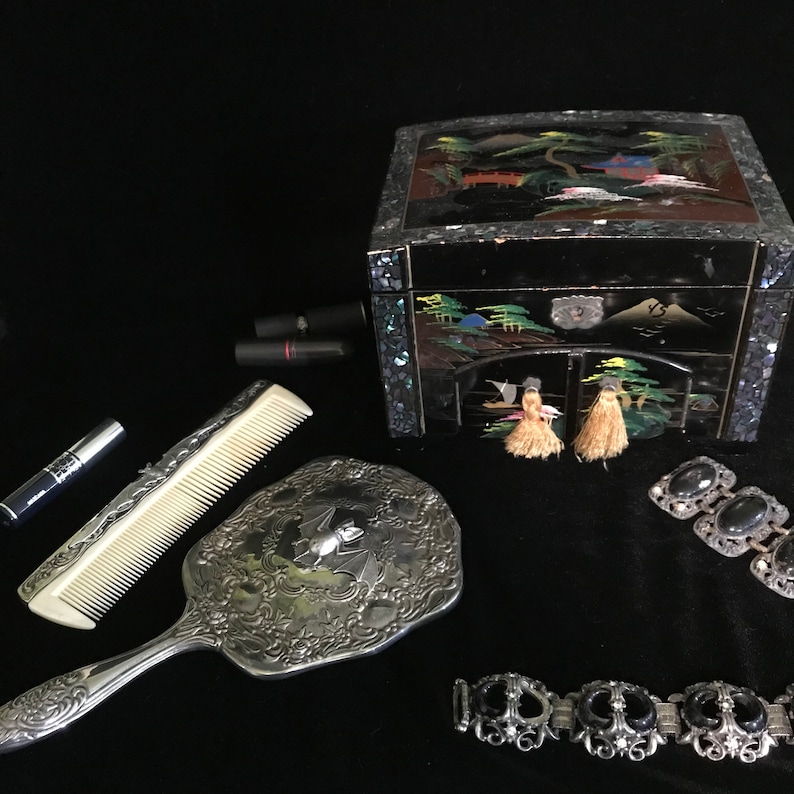 Silver Bat Hand Mirror//antiqued Silver Plated Bat Mirror//gothic ...