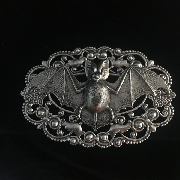 Bat Pin - Etsy