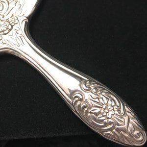 Silver Bat Hand Mirror//antiqued Silver Plated Bat Mirror//gothic ...