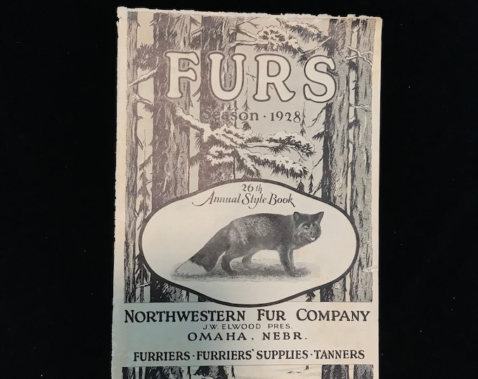 Vintage Fur Company Booklet//vintage Advertising//vintage Furriers ...