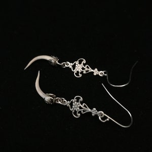 Real Rattlesnake Fang Earrings//rattlesnake Tooth Earrings//rattlesnake ...