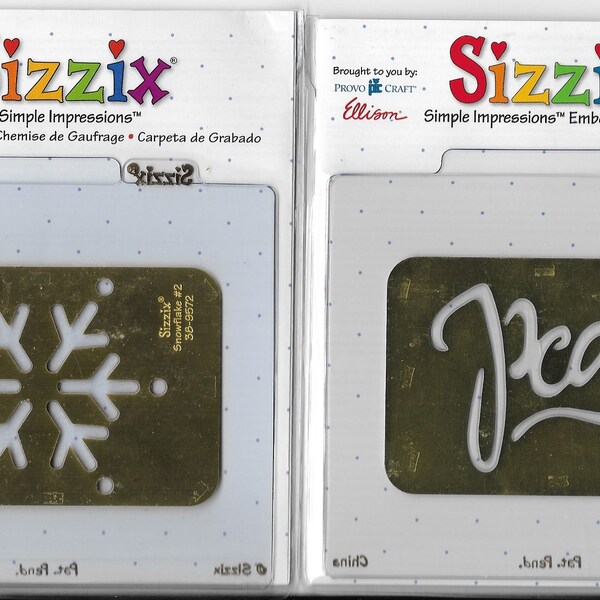 Cuttlebug Embossing Folders - Etsy