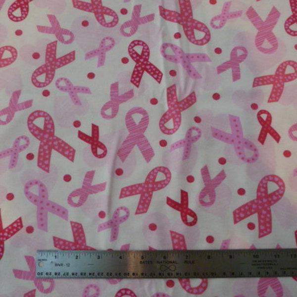 Breast Cancer Fabric by the Yard - Etsy
