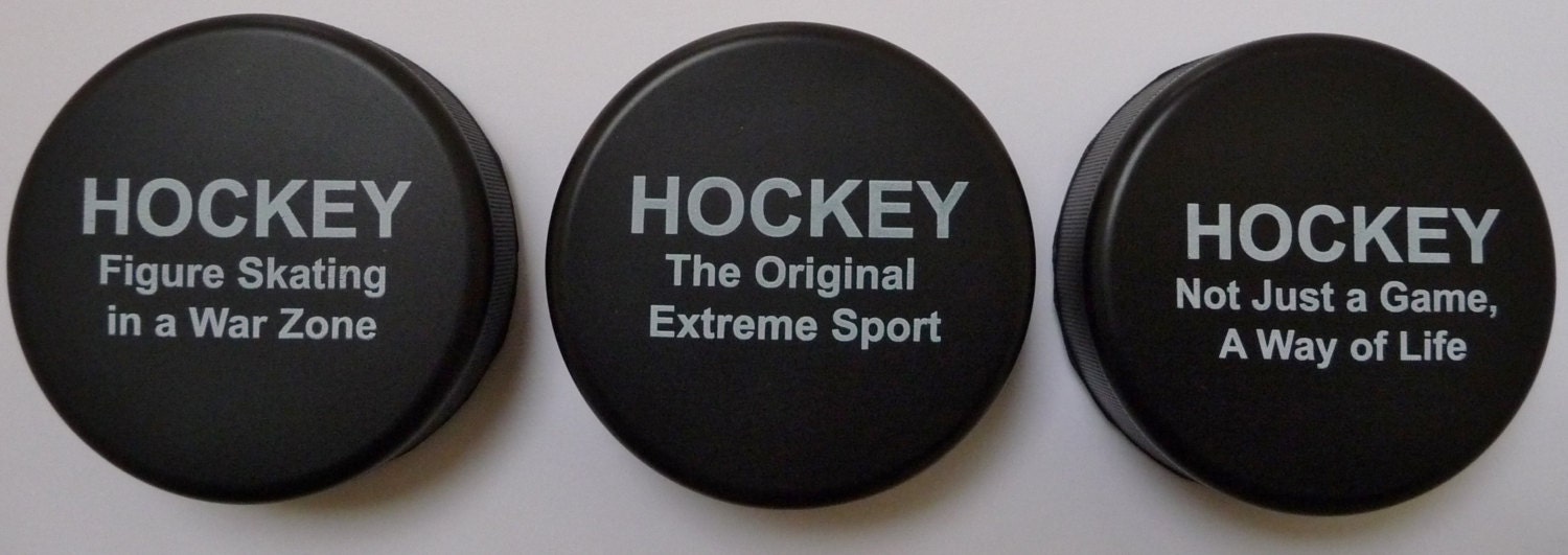 Lot of 3 Custom FOAM HOCKEY PUCKS Great for Party Favors Team - Etsy