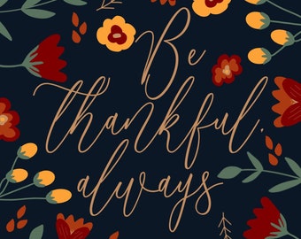 Thankful Wallpaper - Etsy
