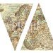 World Map Pennant Banner, Vintage World Map Banner, Classroom Banner ...