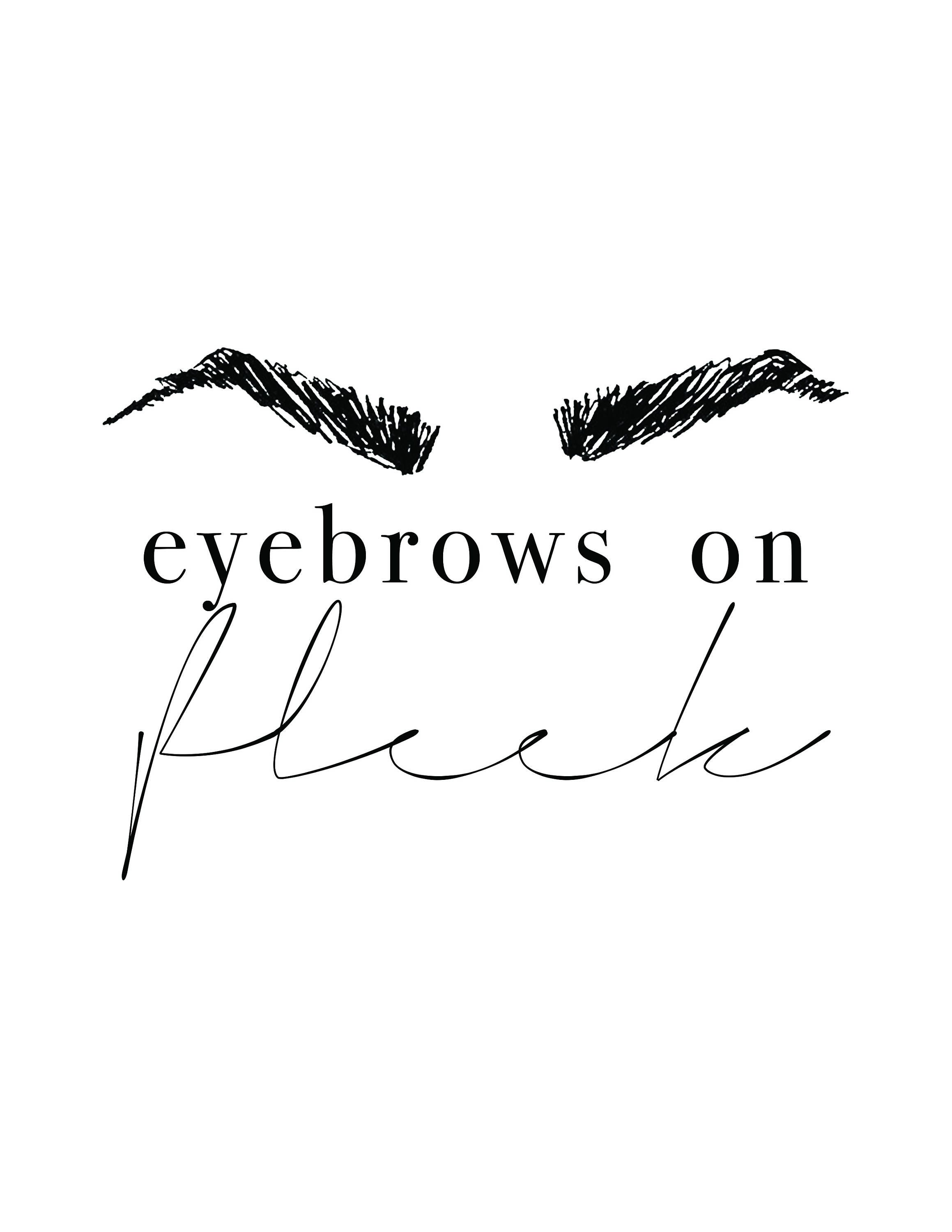 Eyebrows on Fleek Makeup Printable Salon Decor Instant - Etsy