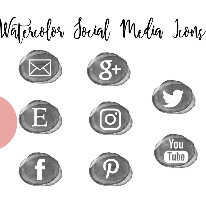Social Media Buttons - Etsy
